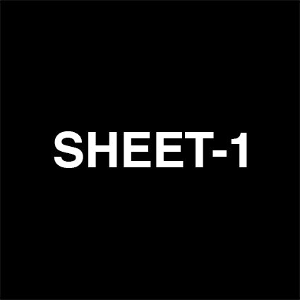 SHEET-1 Official Online Store